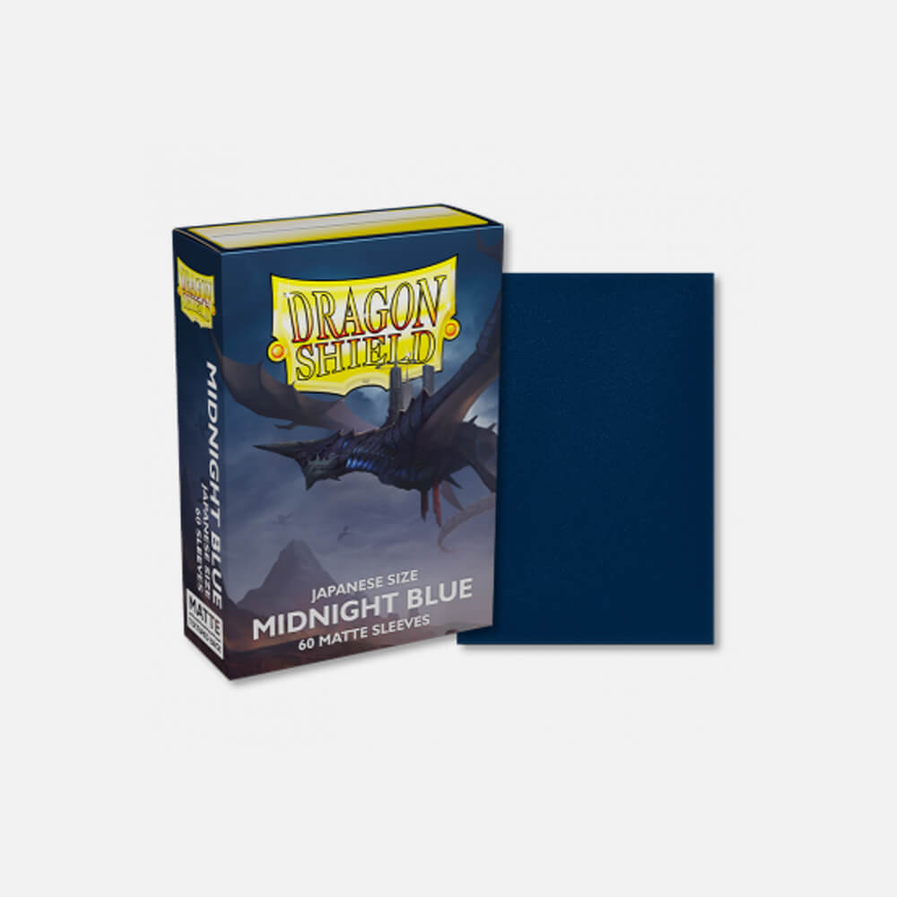 Dragon Shield (DS): Small Matte Midnight Blue Sleeves (60pcs)