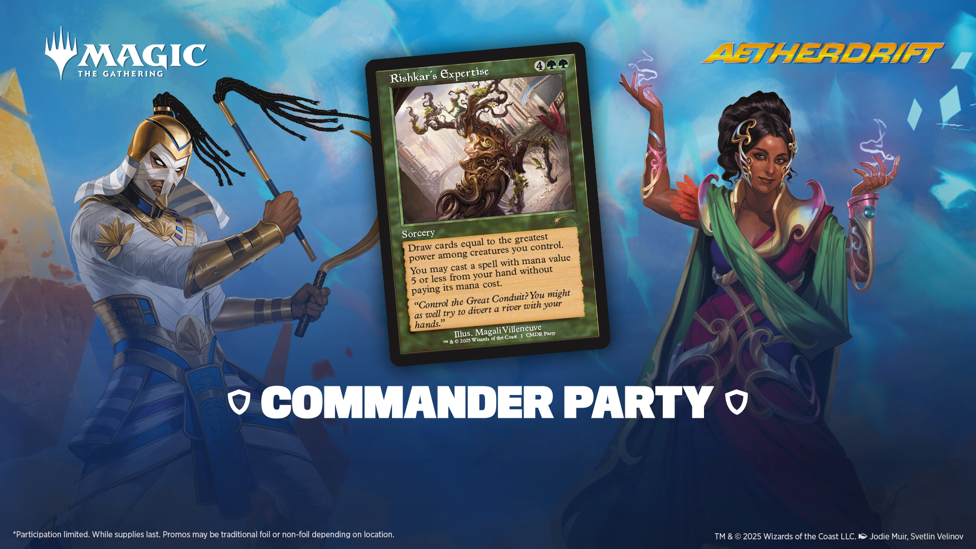 MTG Aetherdrift Commander Party